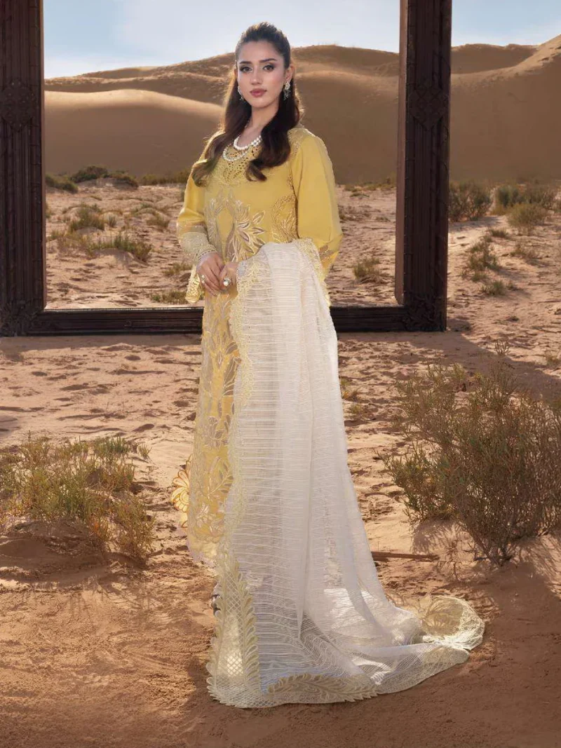 Rang Rasiya Premium Summer Lawn 2026 || D-06 HOORAIN - Dubai Fashion Point
